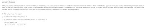 Ios App Store Connect Modify An Already Sent For Review Version