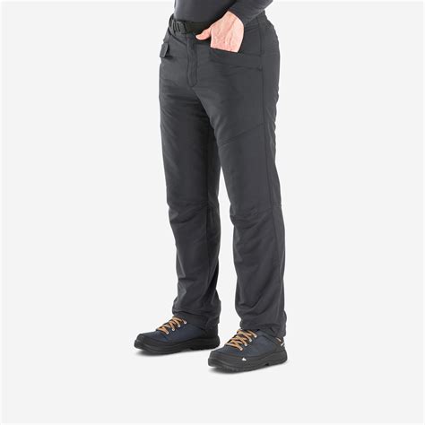 Pantalon De Randonnée Homme Sh 100 Gris Graphite Quechua Décathlon
