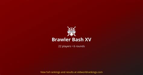 Brawler Bash Xv