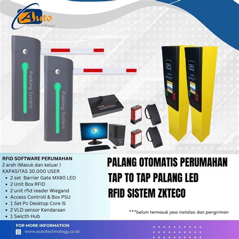Portal Otomatis Led Perumahan Box Rfid Sistem 2025