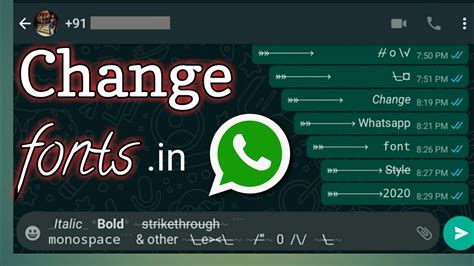 How To Change Fonts Style In Whatsapp WhatsApp Tricks To Change