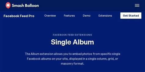 Custom Facebook Feed Pro Album Extension Smash Balloon