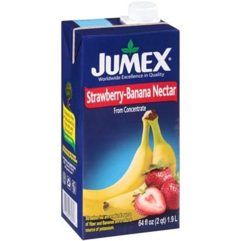 Jumex Strawberry Banana Nectar From Concentrate 64 Fl Oz Pack Of 14