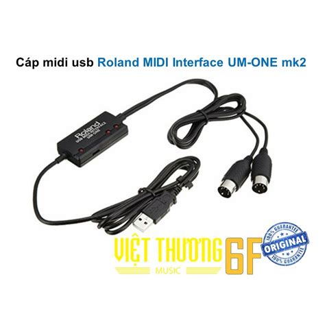 Genuine Roland Midi Interface Um One Mk2 Instrument Midi Signal Transmission Cable Shopee Malaysia
