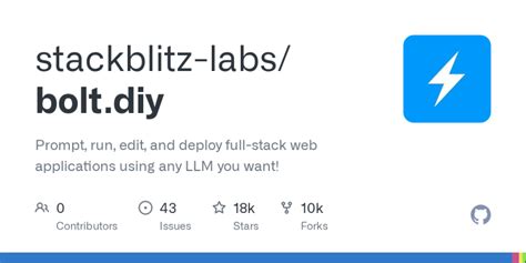Github Stackblitz Labsboltdiy Prompt Run Edit And Deploy Full