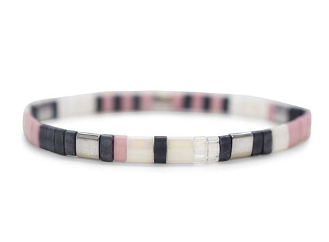 Skylar Paige Daughter Morse Code Tila Beaded Bracelet Curious Bl
