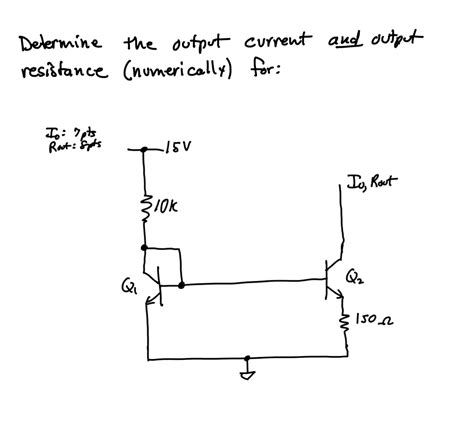[solved] determine output current and resistance determine the output