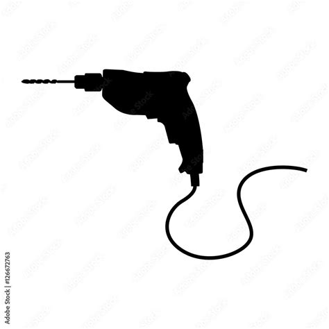 Drill Tool Icon Image Vector Illustration Design Stock Vector Adobe Stock