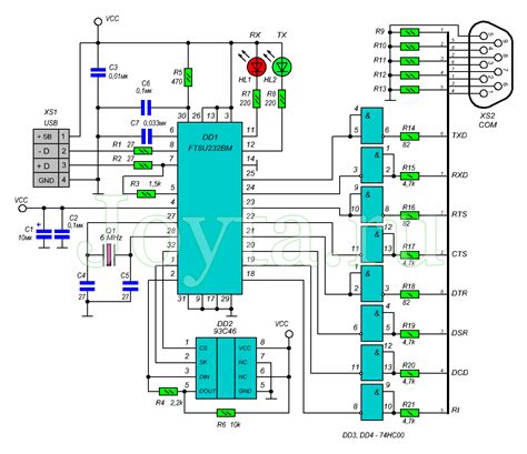 Usb Com адаптер распиновка Вместе мастерим