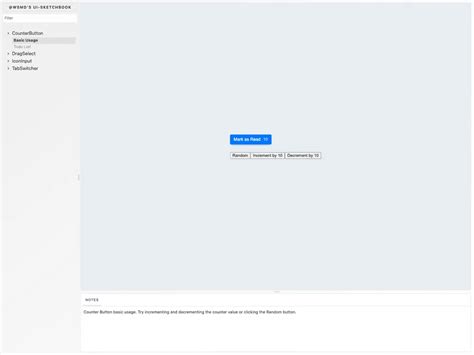Ui Sketchbook By Wsmd A React Template Built At Lightspeed