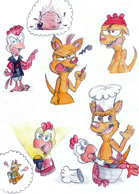 Peck And Freddy Sketches Back In The Barnyard Fan Art 8160998 Fanpop