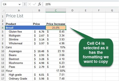 How To Copy Cell Formats To Other Cells In Excel Excel At Work