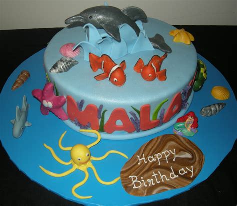 Harshis Cakes And Bakes Ocean Theme Cake