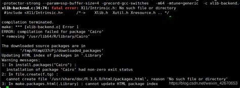 R包cairo安装configuration Failed For Package Cairo Csdn博客