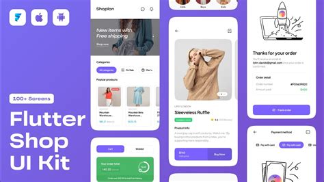 Fluttershop Premium E Commerce App Ui Kit For Flutter Youtube