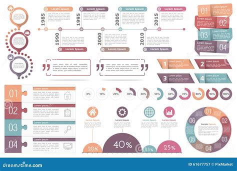 Infographic Elements Stock Vector Illustration Of Connect 61677757