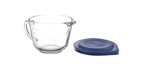 Anchor Hocking 2 Quart Glass Batter Bowl With Lid