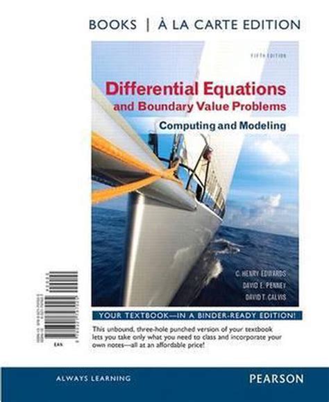 Differential Equations And Boundary Value Problems 9780321797025 C