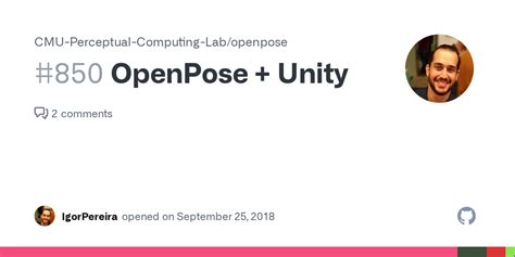 openpose unity · issue 850 · cmu perceptual computing lab openpose