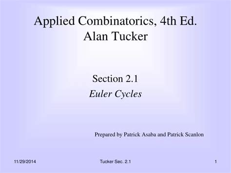 ppt applied combinatorics 4th ed alan tucker powerpoint