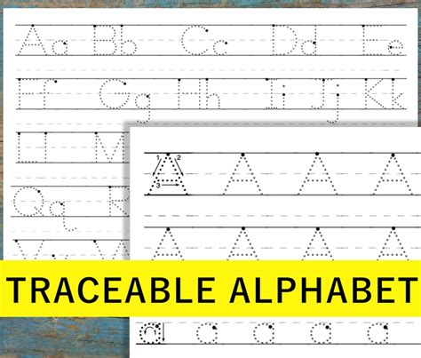 Block Letter Tracing