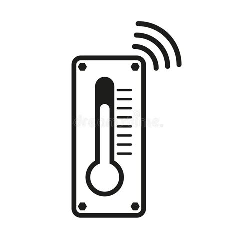 Smart Temperature Icon Vector Illustration Eps 10 Stock Vector Illustration Of Heat