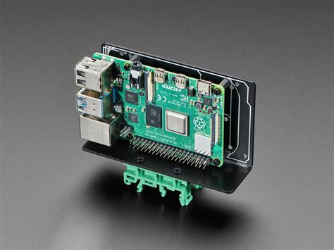 Din Rail Mount Bracket For Raspberry Pi Beaglebone Arduino The Pi Hut