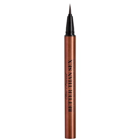 too faced better than sex easy glide waterproof liquid eyeliner 0 6ml
