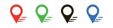 現代地圖圖釘圖標與位置和固定設計矢量集 向量 箭 商业 当地的向量圖案素材免費下載，png，eps和ai素材下載 Pngtree
