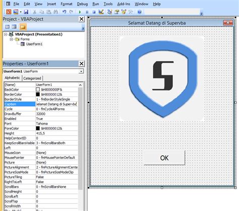 menambahkan gambar pada userform vba powerpoint dengan mudah