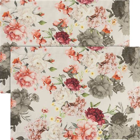 Platzset Tischset 2er Pack Erwin Müller 2 St Blumen