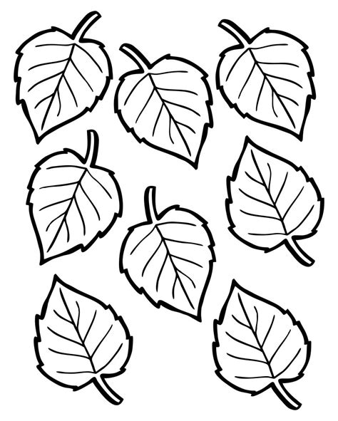 10 Best Fall Leaves Printable Templates Artofit