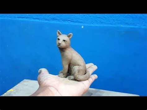 Easy Clay Cat Making For Beginners Clay Modelling Ideas YouTube