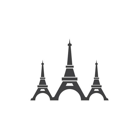 Eiffel Tower Icon Vector Illustration 22096841 Vector Art At Vecteezy