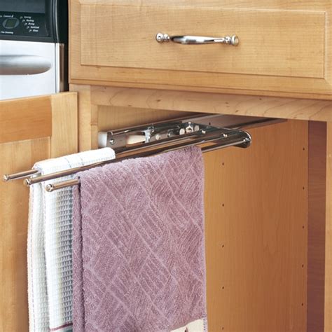 Hdl Hardware Rev A Shelf Towel Bar 3 Prong Chrome 563 47 C Zoro