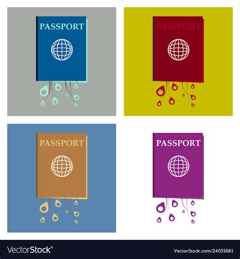 Free International Passport Template With Sample Vector Image Nohatcc