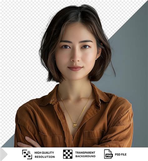 Amazing Photo Of Attractive Charming Lady Cute Bobbed Hairdo Arms