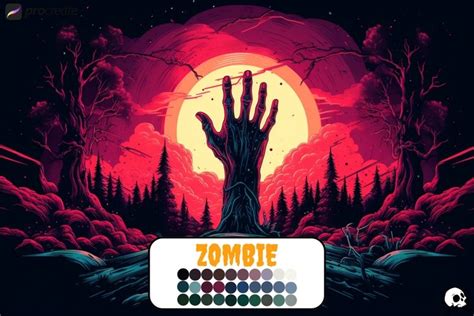 Procreate Zombie Color Palette