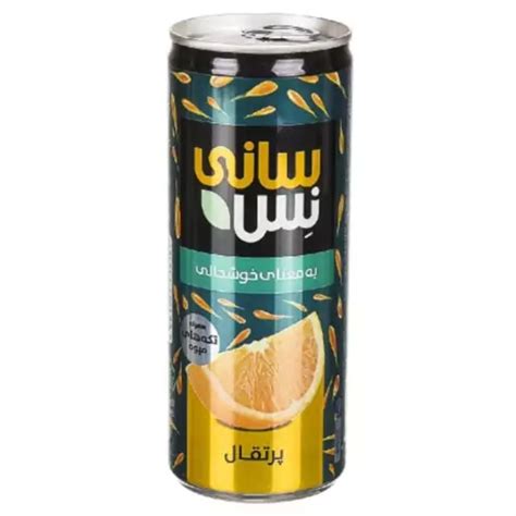 خرید و قیمت پک آبمیوه قوطی پرتقال پالپ دار240 سی سی سانی نس از غرفه