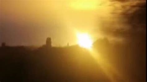 Oxfordshire Huge Fireball Lights Up Sky After Explosion Uk News