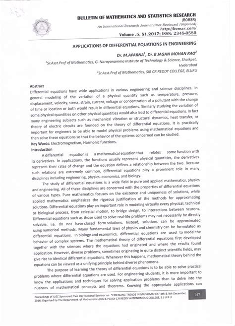 [pdf] Applications Of Differential Equations In Engineering