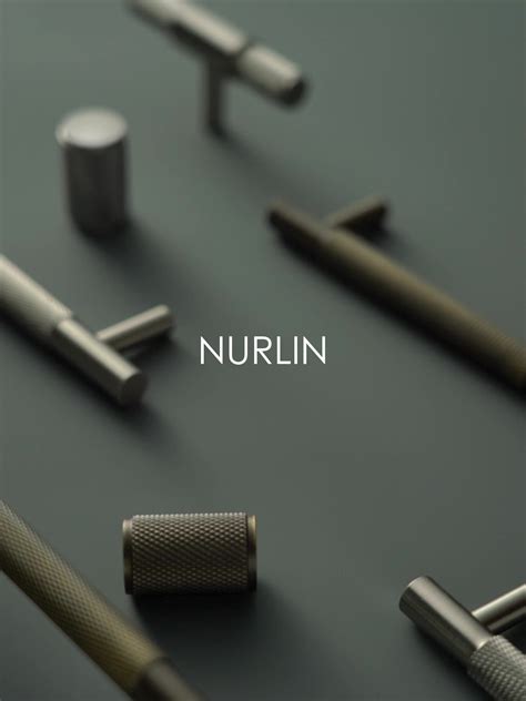 Nurlin Solid Brass Diamond Cut Cross Knurl Pattern Antique Brass