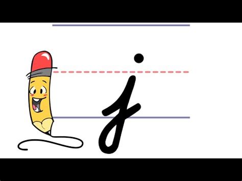 Lowercase J In Cursive