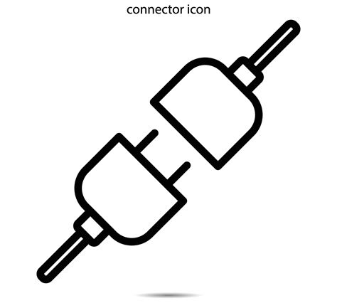 Connector Icon Vector Illustrator 41955446 Vector Art At Vecteezy