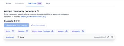 Ai Powered Taxonomy Assignment Beta Contentful Marcelo Lewin