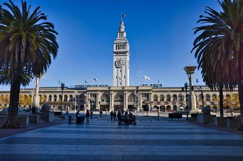 San Francisco Ferry Building At Downtown San Francisco California Usa