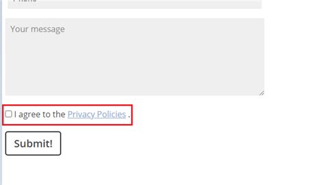 Special Checkbox Field For Gdpr · Issue 372 · Onoffice Web Orgoo Wp