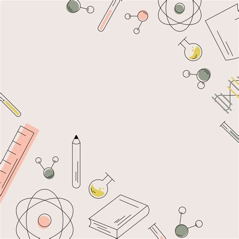 Retro Science Wallpaper Background Chemistry Science Simple Background Image And Wallpaper