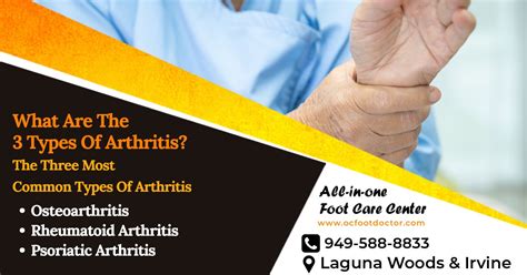 What Are The Types Of Arthritis