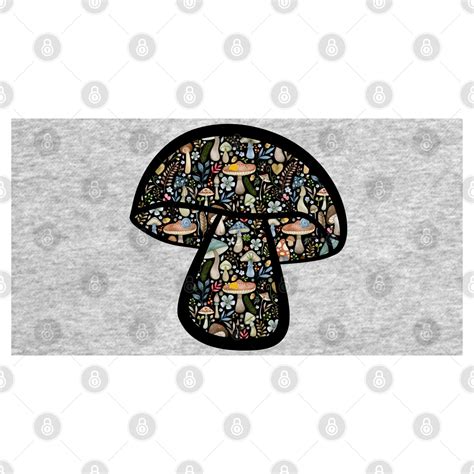 A Forest Full Of Fungi Fauna And Flora Seamless Mushroom T Shirt